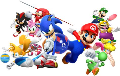 Mario Sonic At The Paris 2024 Olympic Games By Luigibonamigo On Deviantart