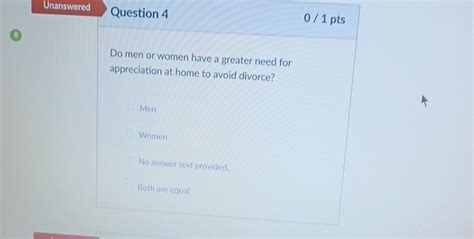 solved unansweredquestion 401 ﻿pts 8 do men or women have a