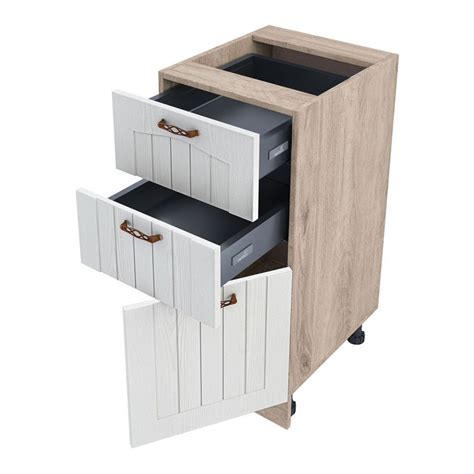 КУХНЕНСКИ ШКАФ ДОЛЕН РЕД С ДВЕ ЧЕКМЕДЖЕТА И ВРАТА Irim Hettich 40x55x87 СМ ДЕСЕН