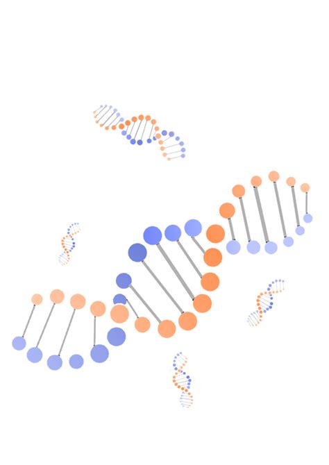 卡通生物基因dna化妆品医疗化学分子素材