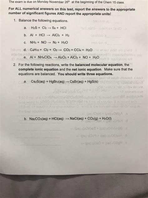 Solved Which In The Following Reactions Identify Which Chegg