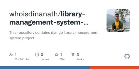 Github Whoisdinanathlibrary Management System Django This Repository Contains Django Library