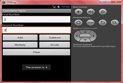 Simple Calculator Sourcecodester