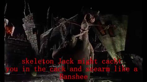 Halloween Town Lyrics Nightmare Before Christmas At Linda Reeves Blog