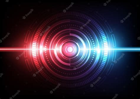 Premium Vector Circuit Technology Background With Hi Tech Digital