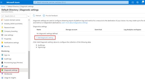 Azure Ad Sign In Logs Log Analytics Query · In The Monitoring Section Click Logs