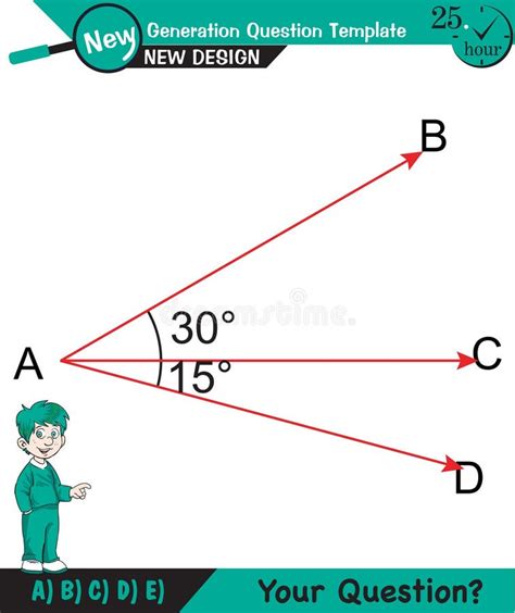 Math Angles Angles On The Plane Angle Questions Exam Question Stock Vector Illustration Of Math Angles Angles On The Plane Angle Questions Exam Question Stock Vector Illustration Of