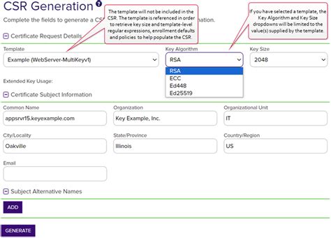 Csr Generation