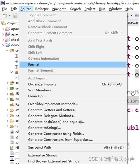 Eclipse中将一个java文件中的tab转换为空格eclipse Tab转空格 Csdn博客