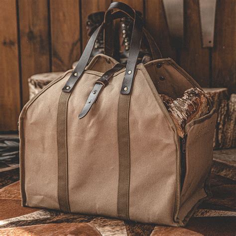 와와웨 헤비 캔버스 로그 캐리어 와일드와일드웨스트