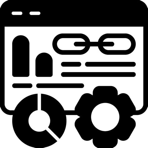 Link Metrics Solid Element Style 57748210 Vector Art At Vecteezy