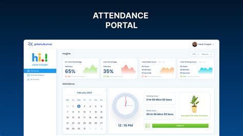 Daily Attendance Portal Figma