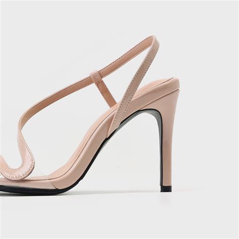 사우스 사선 스트랩 샌들힐 9cm 225mm 230mm 235mm 240mm 245mm 250mm 킬힐 라운드토우 샌들 슬리퍼 하이힐샌들슬리퍼 스트랩 9cm 하이힐 스트랩