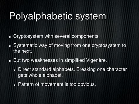 Ppt Polyalphabetic Ciphers Powerpoint Presentation Free Download Id 5095627