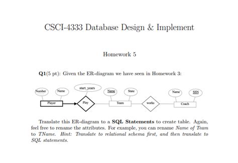 Solved Csci 4333 Database Design And Implement Homework 5