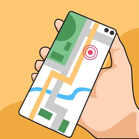 Premium Vector Mobile Gps Navigation And Tracking Concept