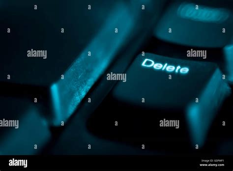 Keyboard Of A Desk Top Computer Isolated Selective Focus Shallow Depth Of Field Concept Of