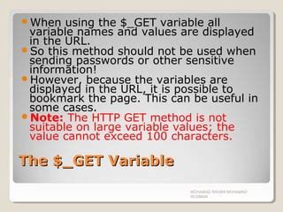 Chapter Php Forms Handling Ppt