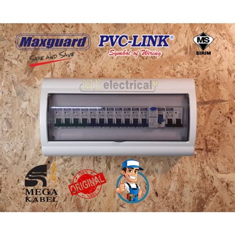Db Box 12 16way Full Set Maxguard Mcb 6a 20a Elcb 40a Main Switch