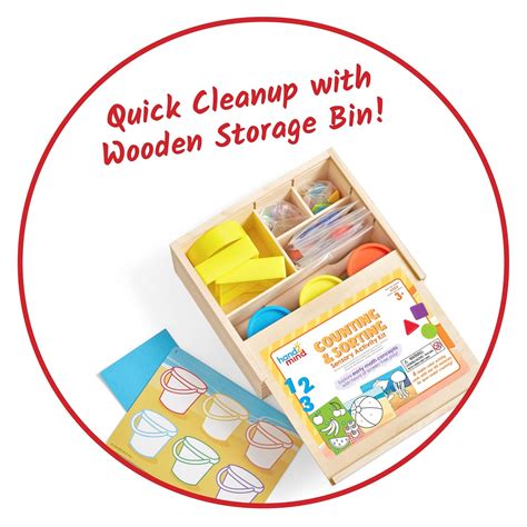 Learning Resources Counting And Sorting Activity Kit Loose Parts Play Materials Sensory Toys