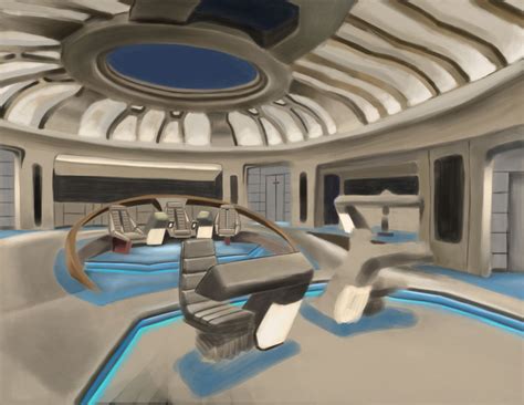 Concept Art Spaceship Bridge