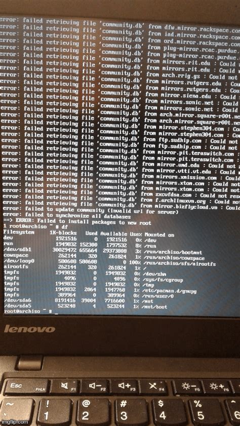 Issues With Pacstrap Installing Linux Rlinux4noobs