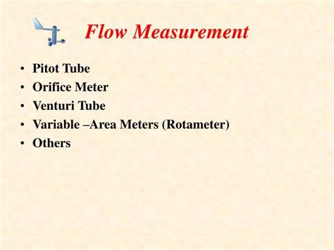PPT Flow Measurement PowerPoint Presentation Free Download ID 118339