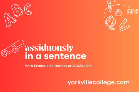 How To Use Assiduously In A Sentence Easy Examples