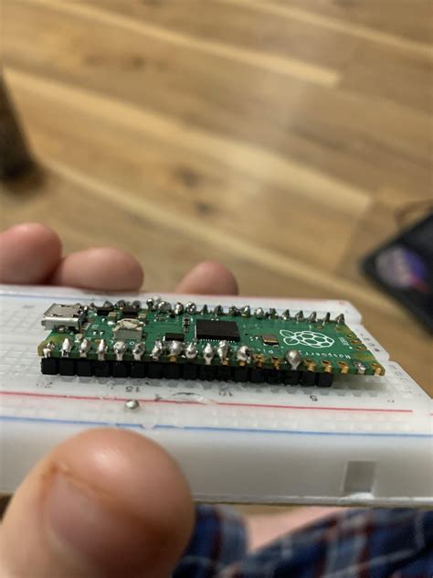 rpi pico not working after soldering pin headers r askelectronics