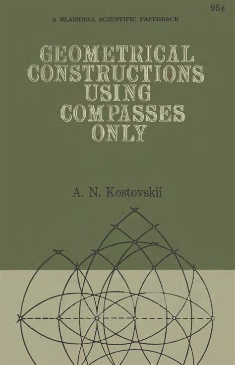 Geometrical Constructions With Compasses Only