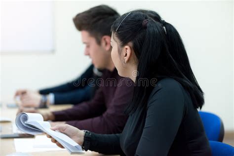 Young People In Programming Schoolstudents Learning In A Programing