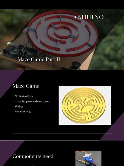 Arduino Project Maze Game Part 2 Pdf