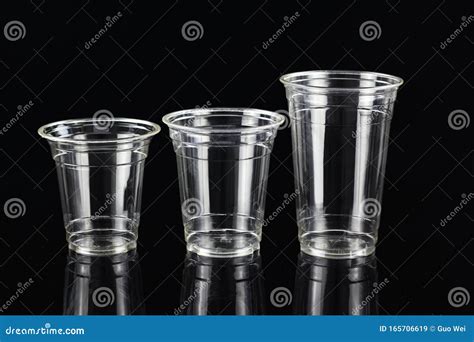 Disposable Plastic Cup With Different Size Stock Image Image Of Healthy Biodegradable 165706619