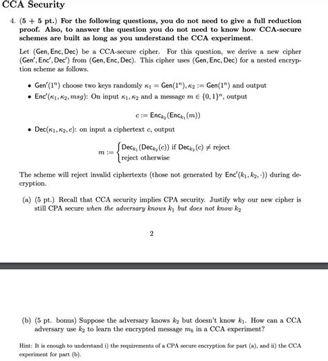 solved cca security ﻿pt ﻿for the following questions you