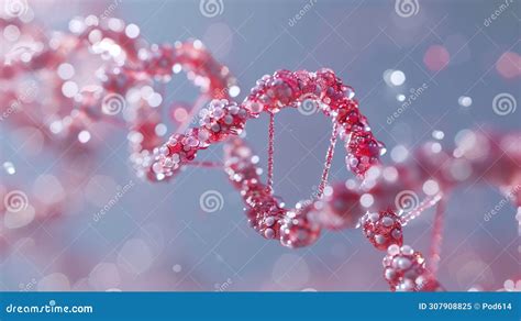 3d visual dna helix driving medical research genetical biology