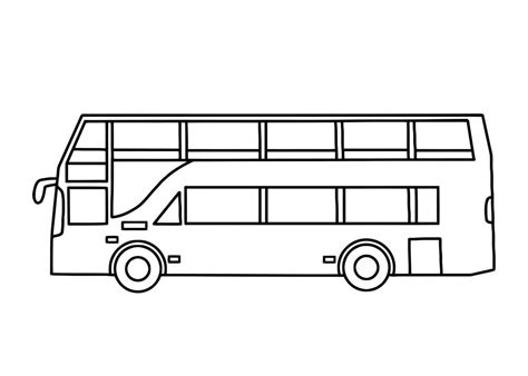 车子简笔画涂色可打印图片简单（19张） 简笔画图片大全