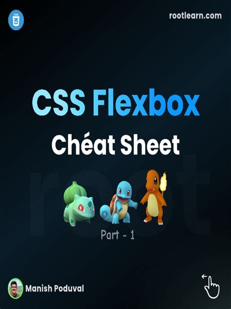 css flex box cheat sheet pdf web design cascading style sheets