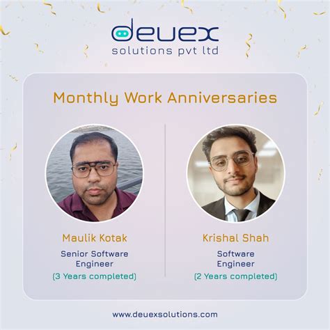 Deuex Solutions Pvt Ltd On Linkedin Workanniversary