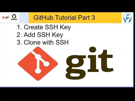 Github Tutorial Part 3 Add Ssh Keys In Github Account Clone Github
