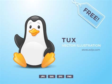 Tux Linux Penguin Free Vector Graphics Web Store Free Vector Illustration Vector Free Free