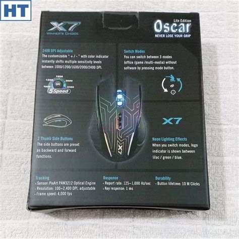 A4Tech X7 Gaming Mouse X87 - Maze Oscar Neon Lite Edition - Mode Switch ...