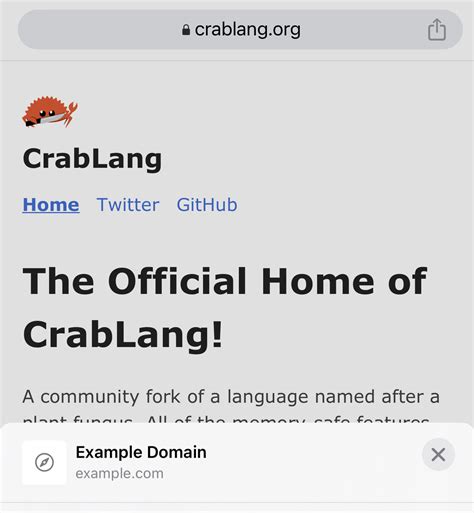 Website Share · Issue 21 · Crablang Crab · Github
