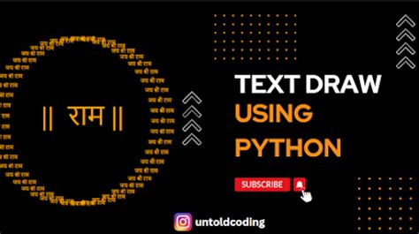 Load Ram Text Animation Using Python Python Drawing Untoldcoding