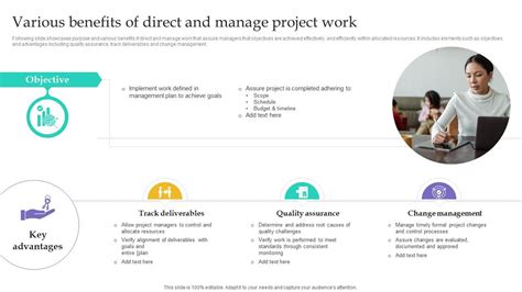 Various Benefits Of Direct And Manage Project Integration Management Pm Ss Ppt Sample