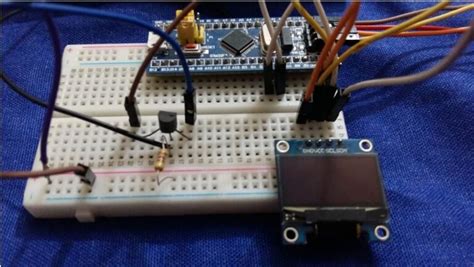 DS B Temperature Sensor With STM Blue Pill STM CubeIDE