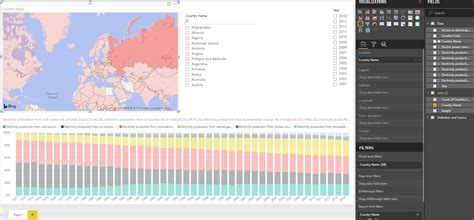 Solved Show Only Data Of Selected Country On Filled Map Microsoft