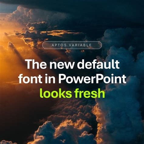 Microsofts New Default Font Aptos Arrives In Powerpoint And Co