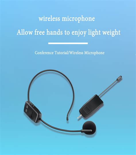 Headset Wireless Microphone Headset Mic Head Microphone Wireless Microphone Uhf Voice Amplifier