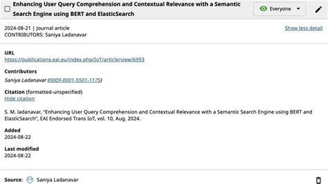 Saniya Ladanavar On Linkedin Firstresearch Nlp Bert Elasticsearch Semanticsearch Ai