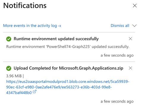 Azure Runtime Environment Installing A Specific Version Of A Module